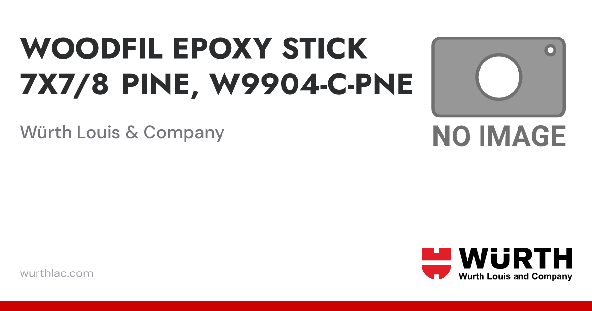 WOODFIL EPOXY STICK 7X7/8 PINE, W9904-C-PNE | Würth Louis & Company
