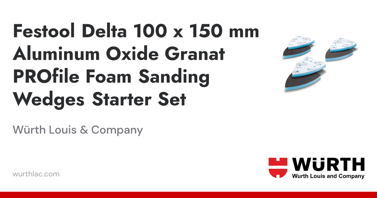 Festool Delta 100 x 150 mm Aluminum Oxide Granat PROfile Foam Sanding ...