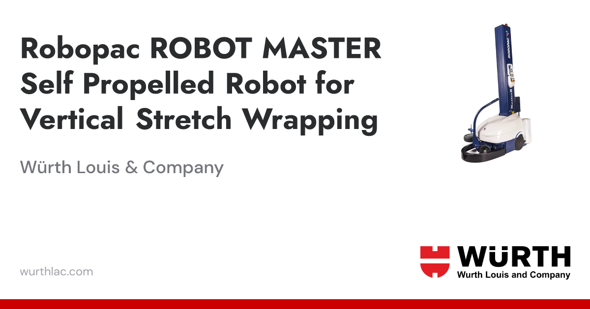 Robopac ROBOT MASTER Self Propelled Robot for Vertical Stretch Wrapping ...