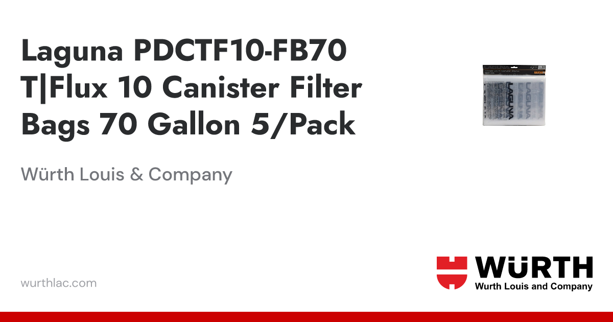 Laguna PDCTF10-FB70 T|Flux 10 Canister Filter Bags 70 Gallon 5/Pack ...