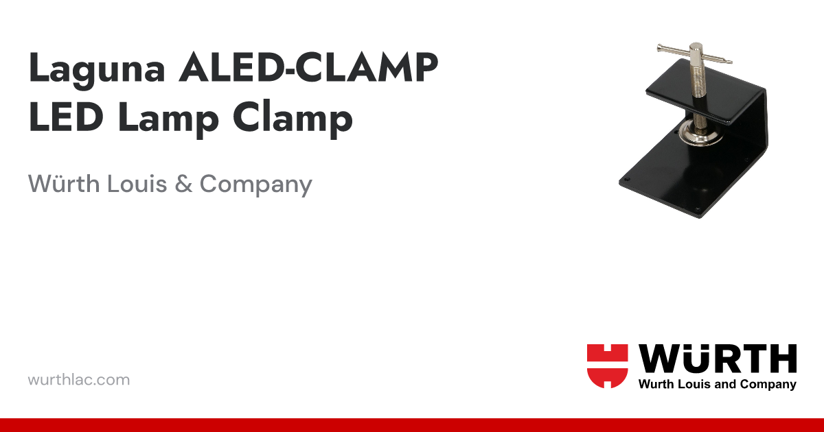 Laguna ALED-CLAMP LED Lamp Clamp | Würth Louis & Company