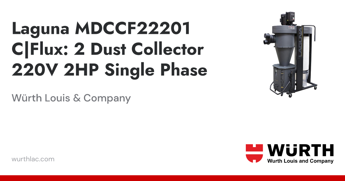 Laguna MDCCF22201 C|Flux: 2 Dust Collector 220V 2HP Single Phase ...