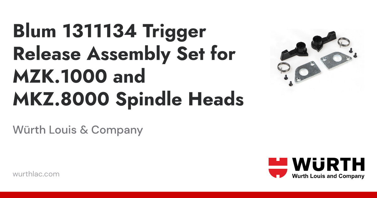 Blum 1311134 Trigger Release Assembly Set for MZK.1000 and MKZ.8000 ...