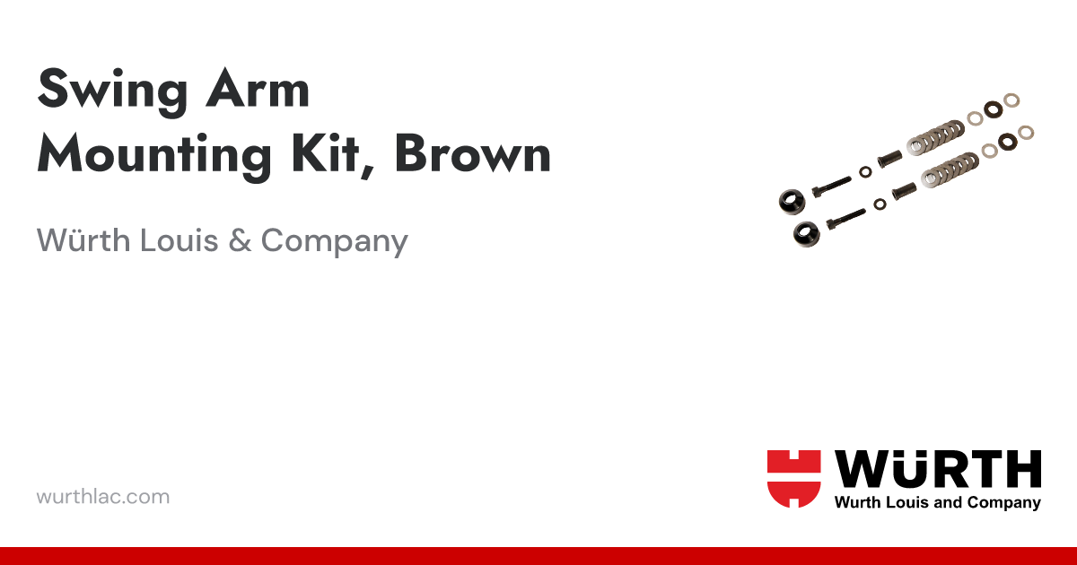 Swing Arm Mounting Kit, Brown | Würth Louis & Company
