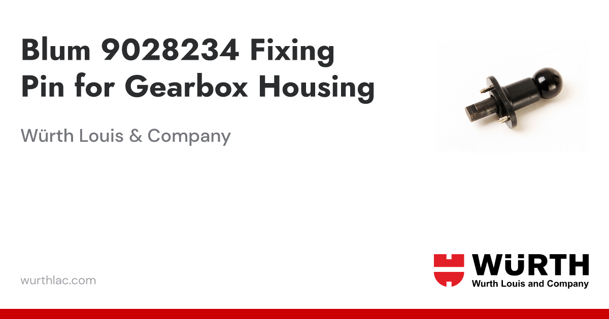 Blum 9028234 Fixing Pin for Gearbox Housing | Würth Louis & Company