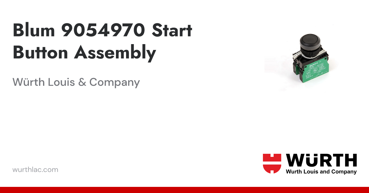 Blum 9054970 Start Button Assembly | Würth Louis & Company